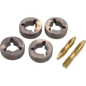 miller electric miller 4pc mig v-groove drive roll kit 227061