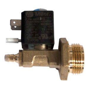 miller 228035 valve, 750" - 14 x 2 mm 34 vdc 100 psi 1-way