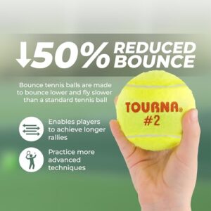 Tourna Orange Dot Stage 2 Low Compression Tennis Balls (50 Balls)