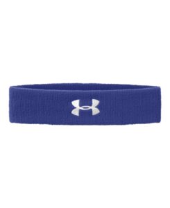 under armour performance headband, royal (400)/white, one size fits all