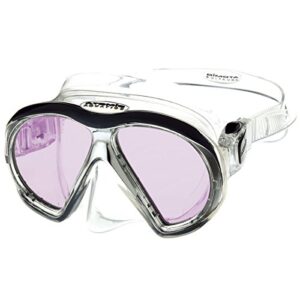 atomic sub frame w/arc technology mask for scuba diving, snorkeling, spear.