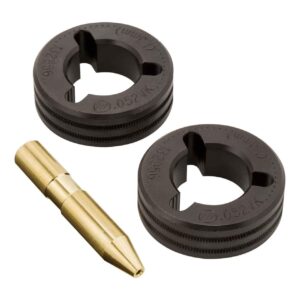 miller electric miller 2pc mig v-knurl drive roll kit 79608