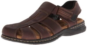 dr. scholl's shoes mens gaston sandals, brown, 10 us