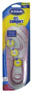 dr scholl's tri comfort orthotics for women - size (6-10)