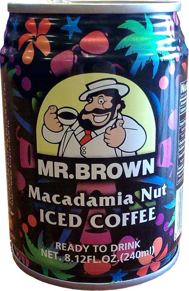 Mr. Brown Iced Coffee, Macadamia Nut, 24 - 8.12-Ounce Cans