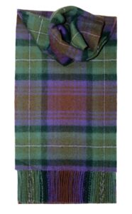 isle of skye tartan lambswool scarf