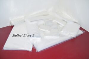 uline - 100 clear 4 x 16 poly bags plastic lay flat open top packing best 2 mil