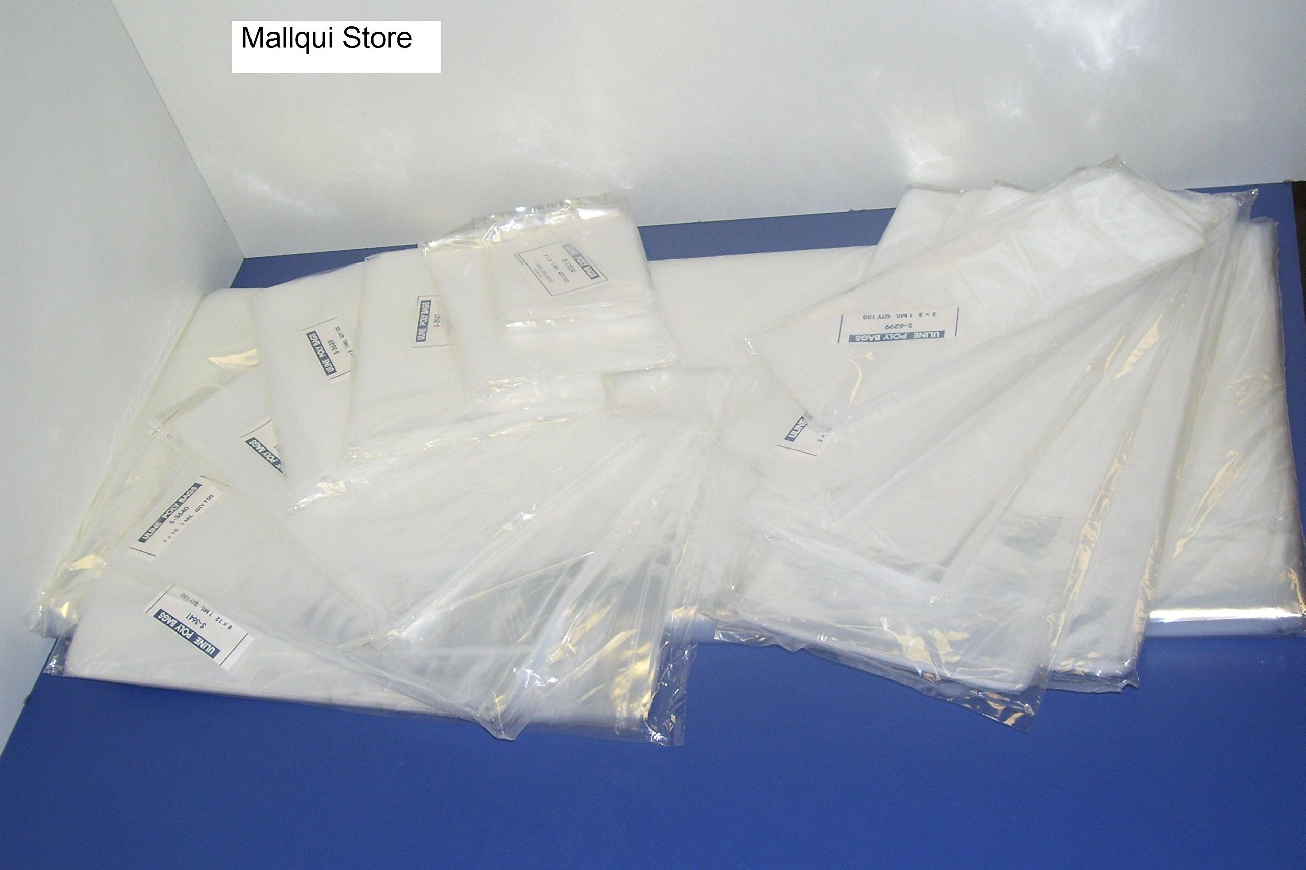 100 Clear 14 x 16 Poly Bags Plastic Lay Flat Open Top Packing ULINE Best 1 MIL