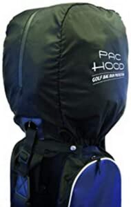 golfers club brand fusion 'pac hood' unisex adult golf bag hood - black