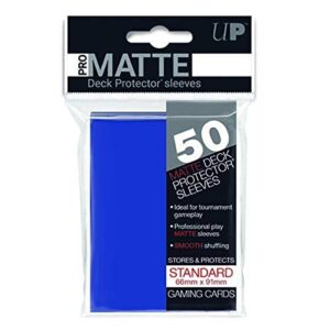 ultra pro sleeves pro-matte card game (blue)