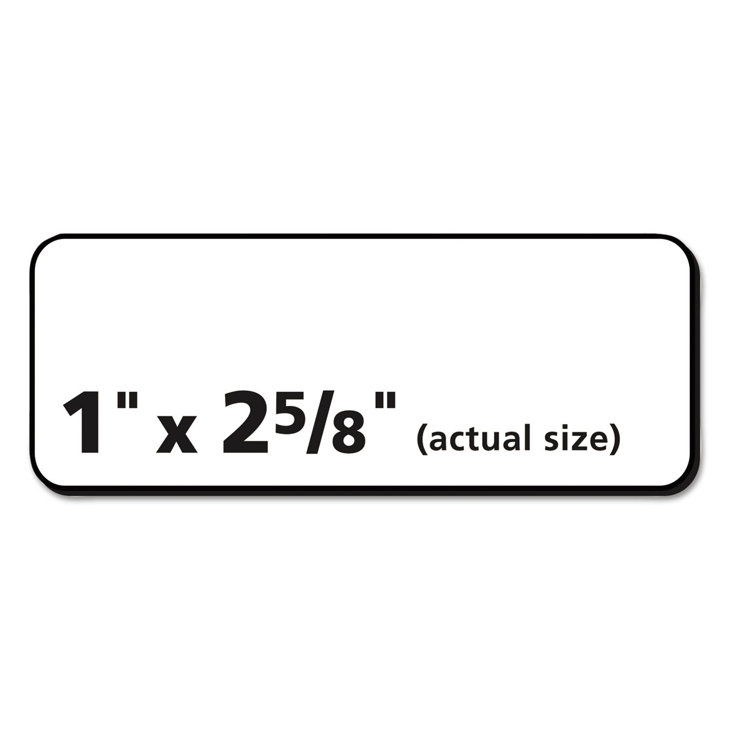 Avery 45160 Address Labels for Laser Printers, 1 x 2-5/8, White, 7500/Box