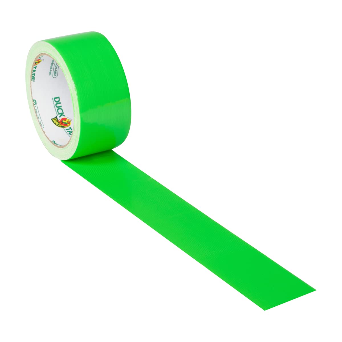 Duck Brand Duck Color Duct Tape, 6-Roll, Neon Lime Green (1265018_C)