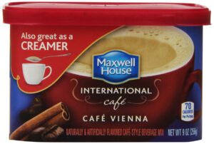 maxwell house international coffee cafe vienna, 9-ounce cans (pack of 4)