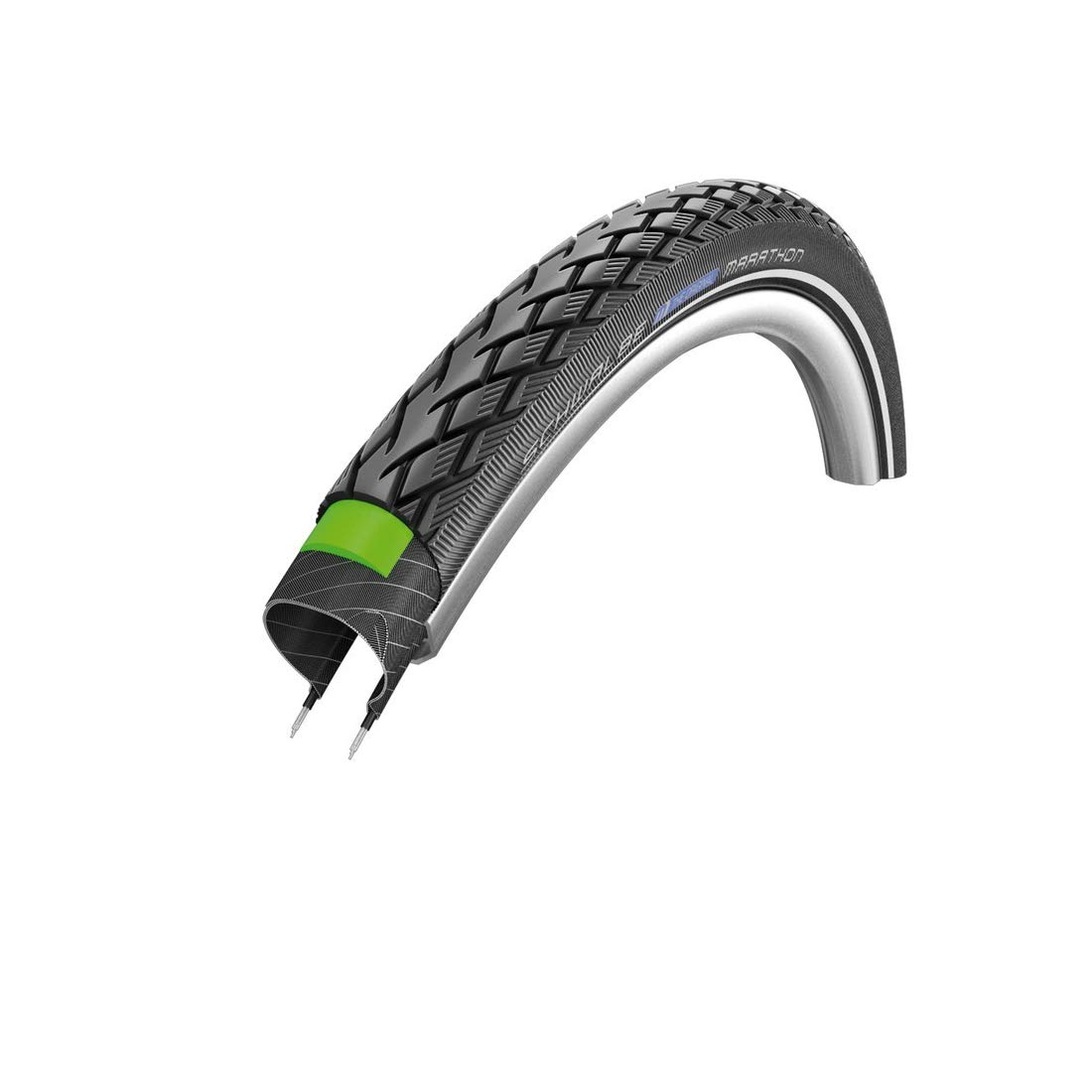 SCHWALBE Marathon HS 420 GreenGuard Mountain Bicycle Tire - Wire Bead (26 x 1.75)