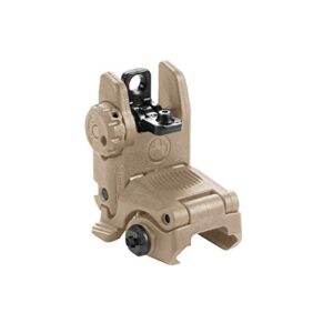 magpul mbus flip-up backup sights, flat dark earth, rear sight