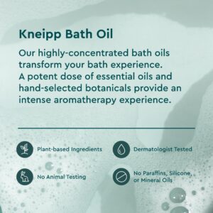 Kneipp Bathe in Happiness 6-Piece Bath Oil Set - 0.67 Per Bottle (6 Total) - Ideal for Trial & Travel - One Bottle Delivers Up to Two Baths