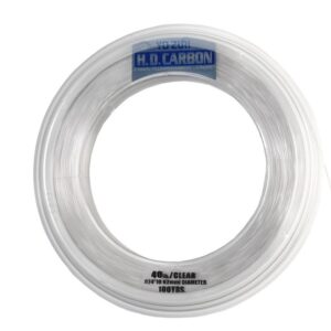 Yo-Zuri H.D. Carbon Fluorocarbon Leader Line, Clear, 40-Pound/30-Yard