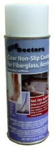 slippery boat deck - clear anti-slip spray