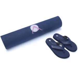 AURORAE Classic/Printed Extra Thick and Long Yoga Mat. Slip Free Rosin included