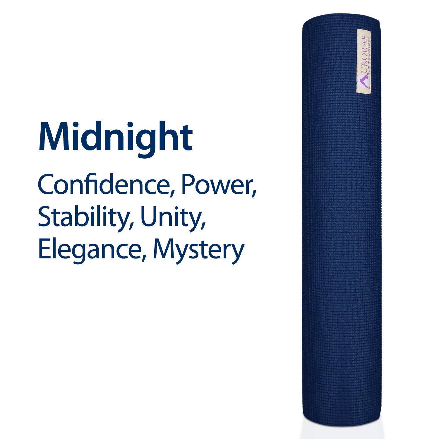 AURORAE Classic/Printed Extra Thick and Long Yoga Mat. Slip Free Rosin included