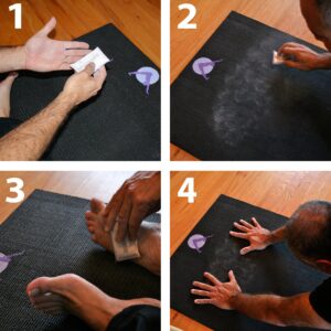 AURORAE Classic/Printed Extra Thick and Long Yoga Mat. Slip Free Rosin included