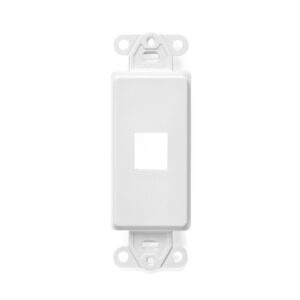 leviton 41641-w quickport decora insert, 1-port, white