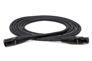 hosa hmic-025 rean xlr3f to xlr3m pro microphone cable, 25 feet