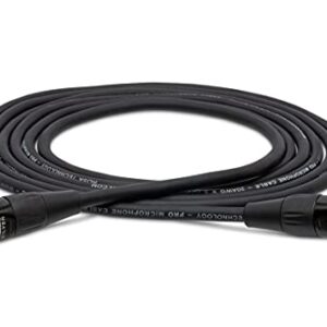 Hosa HMIC-025 REAN XLR3F to XLR3M Pro Microphone Cable, 25 Feet