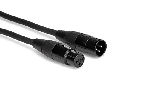 Hosa HMIC-025 REAN XLR3F to XLR3M Pro Microphone Cable, 25 Feet