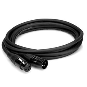 Hosa HMIC-025 REAN XLR3F to XLR3M Pro Microphone Cable, 25 Feet