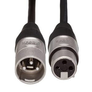 Hosa HXX-001.5 REAN XLR3F to XLR3M Pro Balanced Interconnect Cable, 1.5 feet