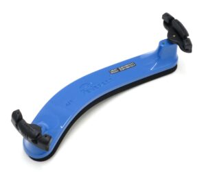 everest spring collection violin shoulder rest 4/4, blue