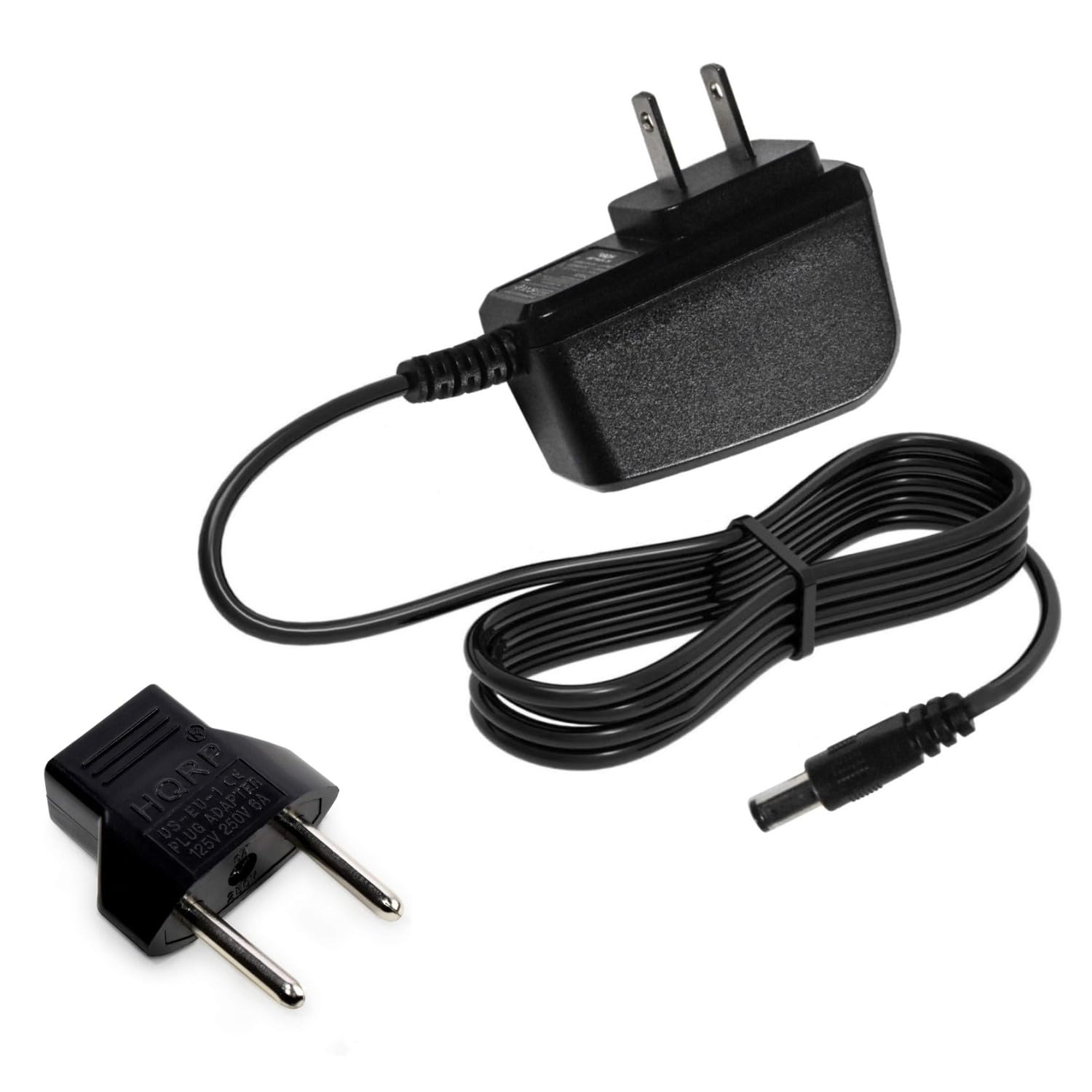 HQRP AC Adapter/Power Supply for Dunlop MXR BOOST/OVERDRIVE/MXR CARBON COPY ANALOG DELAY Guitar Effects pedals plus HQRP Euro Plug Adapter