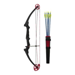 genesis original bow archery kit, left handed, black