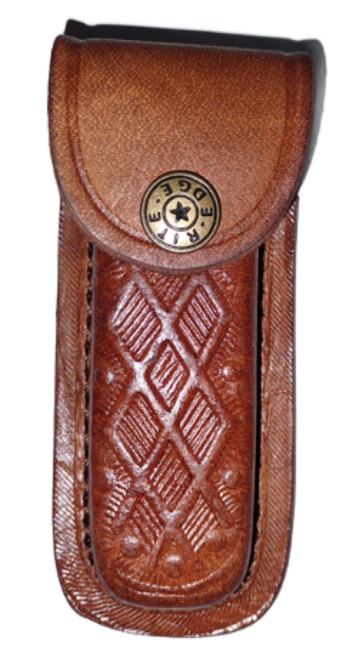 Leather 4" Folding Knife Sheath