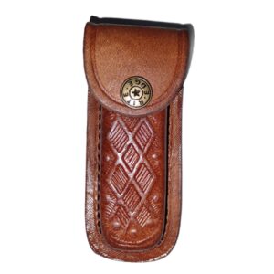 Leather 4" Folding Knife Sheath