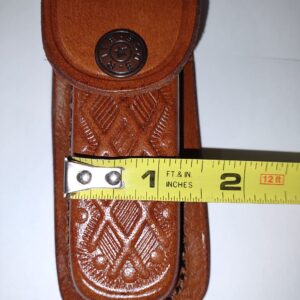 Leather 4" Folding Knife Sheath