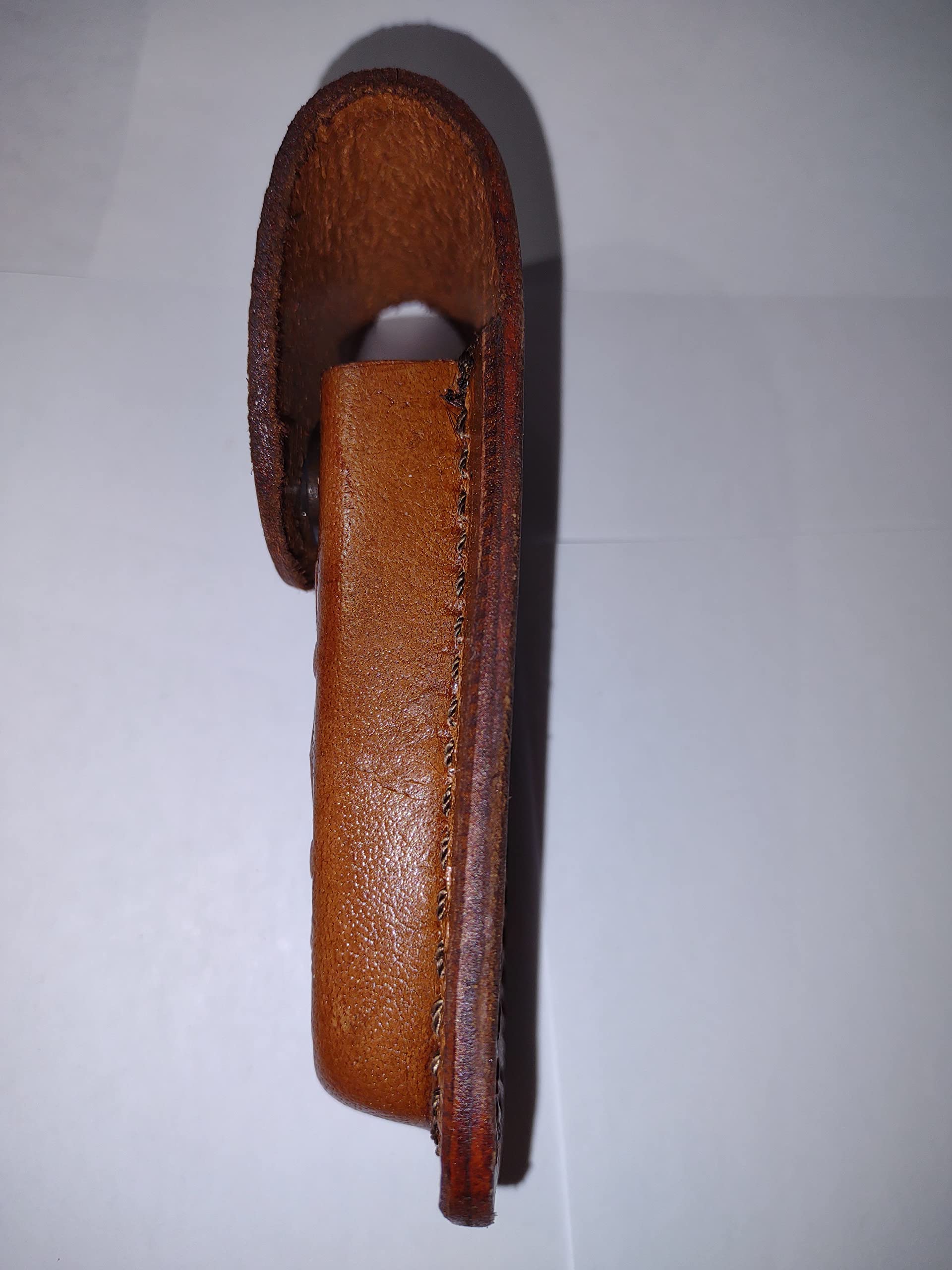 Leather 4" Folding Knife Sheath