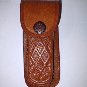 Leather 4" Folding Knife Sheath