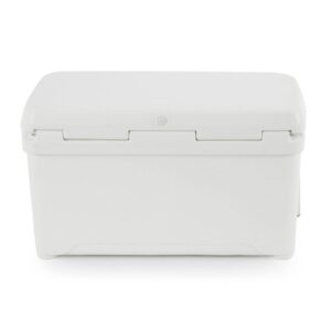 Engel Coolers ENG65 Cooler | 70 Can High Performance Durable Seamless Rotationally Molded Ice Box for Camping, Hunting, and Fishing - White