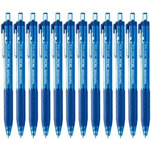 paper mate inkjoy 300rt retractable ballpoint pens, medium point, blue, 12-count