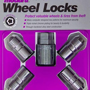 MCGARD 24215 Chrome Cone Seat Wheel Locks (M14 X 1.5 Thread Size) - Set of 4