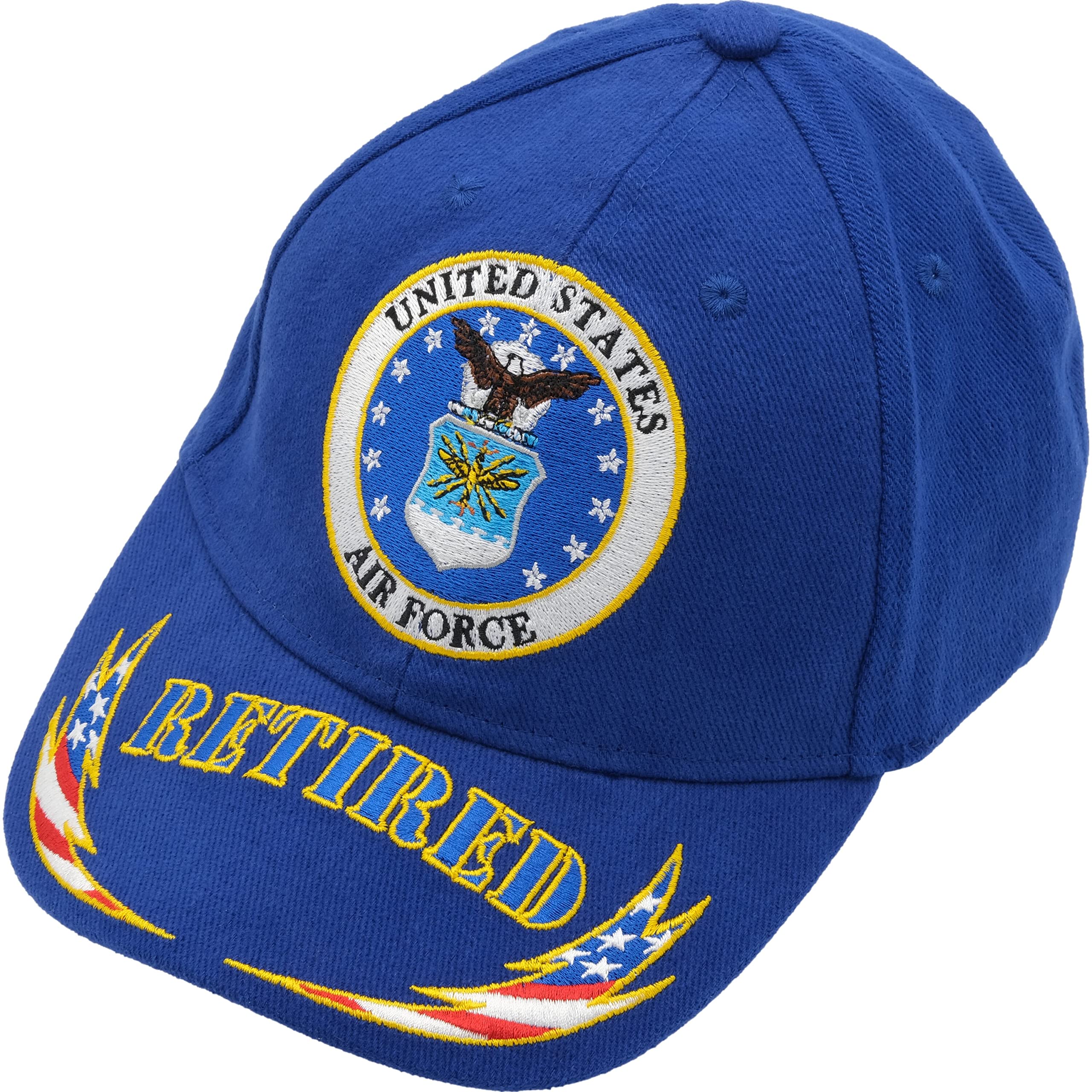 FindingKing U.S. Air Force Retired Hat Blue