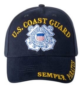 u.s. coast guard semper paratus hat navy blue