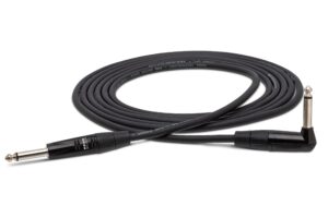 hosa hgtr-015r rean straight to right angle pro guitar cable, 15 feet