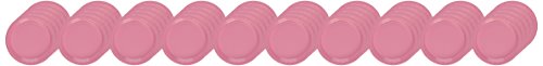 New Pink Round Paper Plates - 8.5" (50 Pc) - Sturdy & Eco-Friendly Party Essentials - Perfect for Celebrations & Events