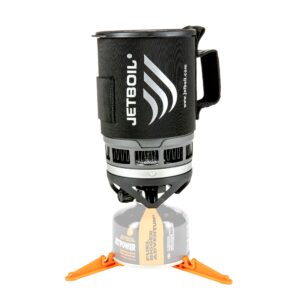 jetboil zip camping stove cooking system, carbon