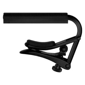 c2k shubb capo noir series classical guitar capo noir - black chrome