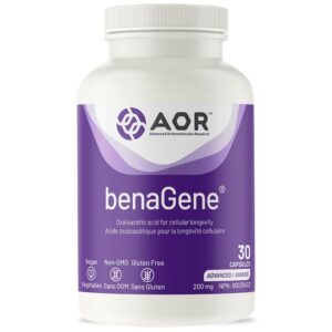 aor, benagene, supports healthy aging, energy and longevity, dietary supplement, 30 servings (30 capsules)