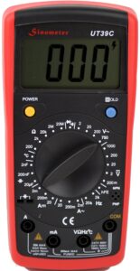 sinometer oem uni-trend ut39c ac/dc voltage and current up to 20a measurement, digital multimeter with high resolution and accuracy